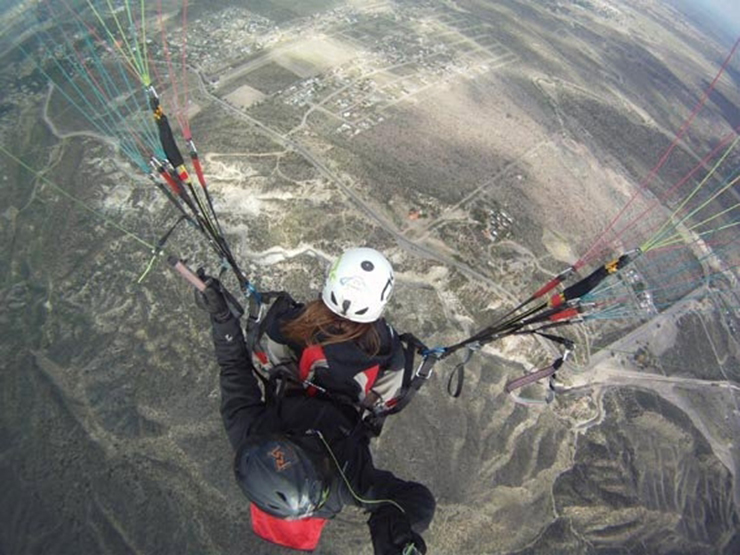 " Paragliding in Mendonza, Argentina"