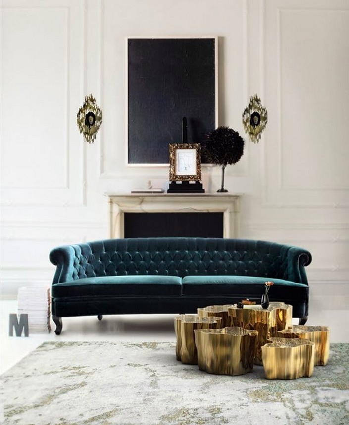 10 Colorful Velvet Sofa
