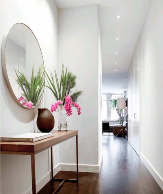 5 beautiful entrance halls with a round mirror_Wettling Architects