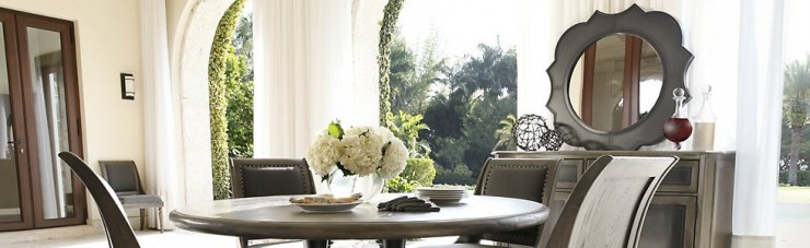Best 5 suggestions for a wooden round mirror-Dining room set