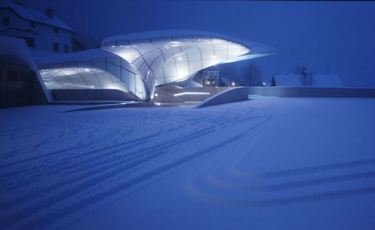 Nordpark Railway Stations Innsbruck Austria 2007 