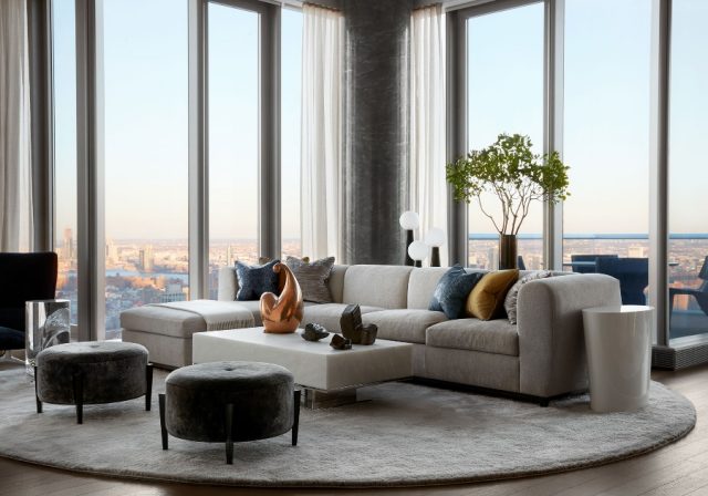 This very unique and special home sits high above Manhattan featuring ...
