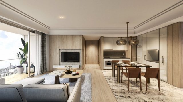 These apartments are designed to accentuate and complement the natural ...