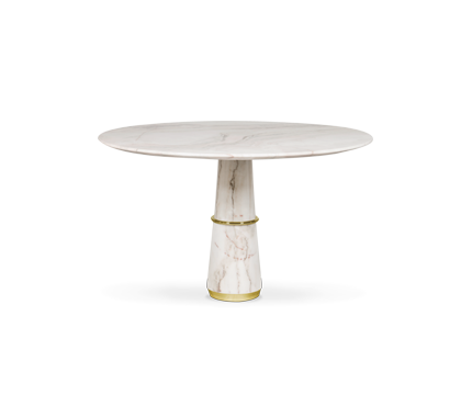 AGRA | Marble Dining Table Contemporary Design by BRABBU